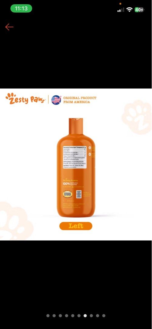 Zesty Paws Wild Alaskan Salmon Oil - 32 fl oz, Pet Supplies, Pet Food ...