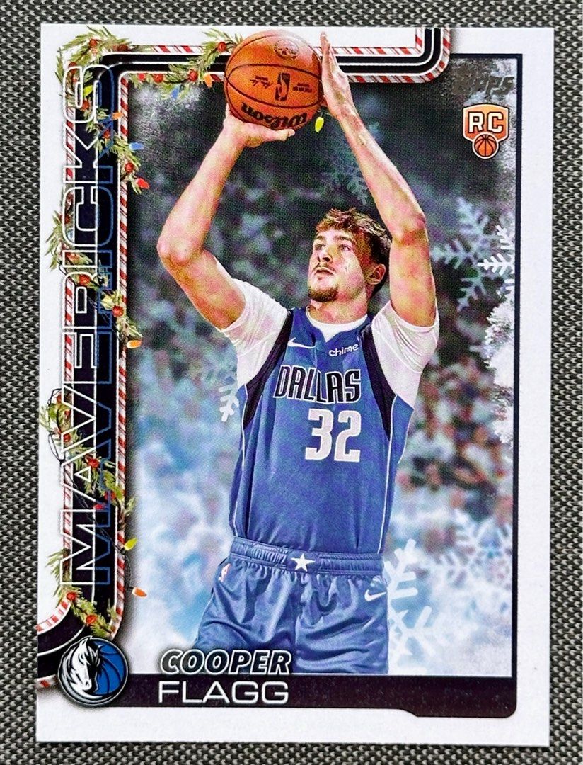 2025 NBA COOPER FLAGG Topps Holiday Basketball Rookie RC, Hobbies ...