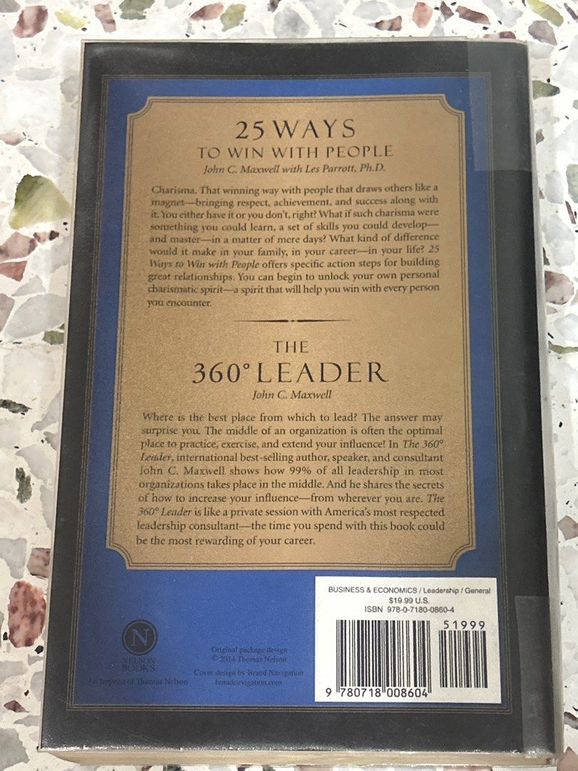 25 Ways to Win with People - John C. Maxwell - 2 Books in 1 Volume to ...