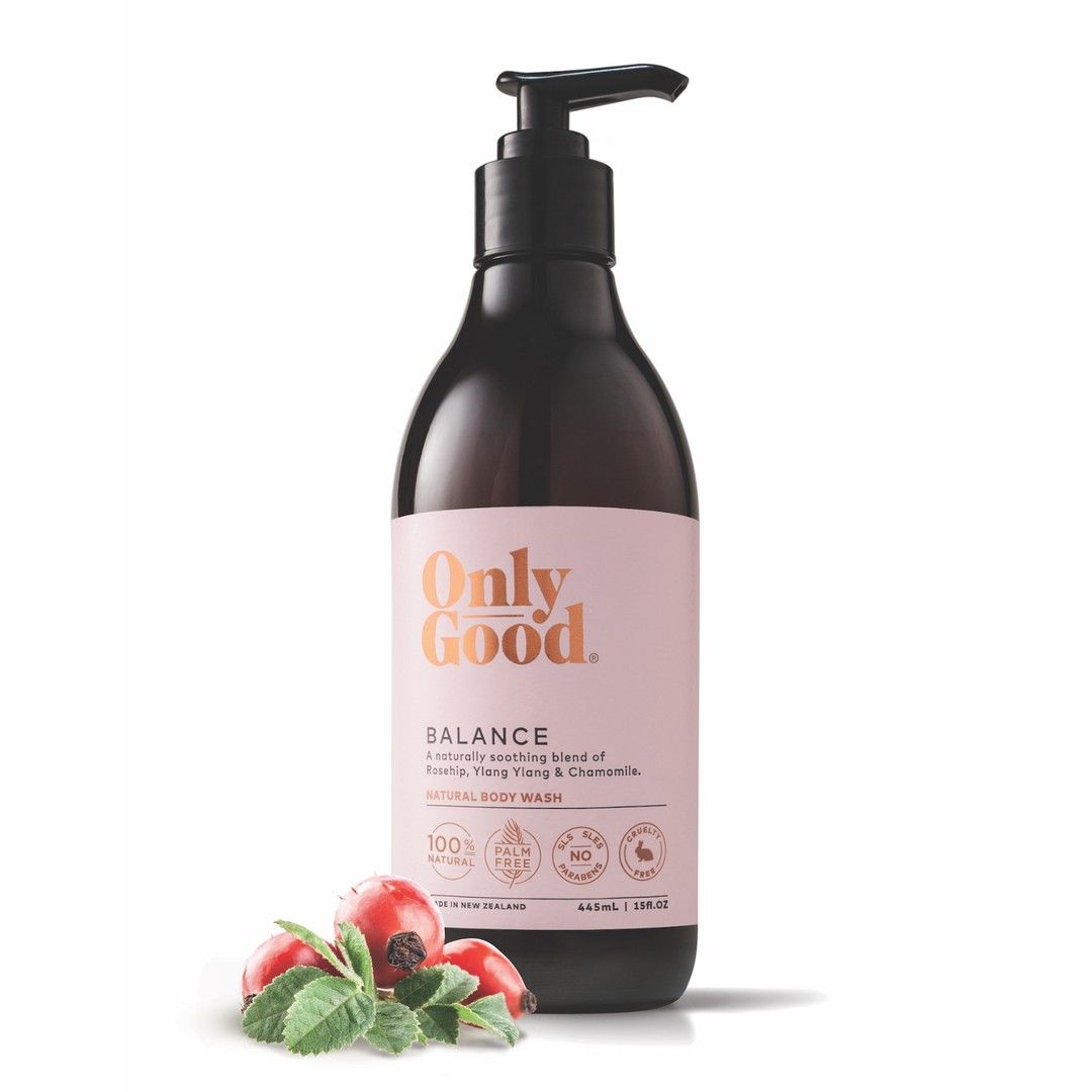 The Body Shop Only Good Natural Paraben Free Body Wash Balance [Product ...