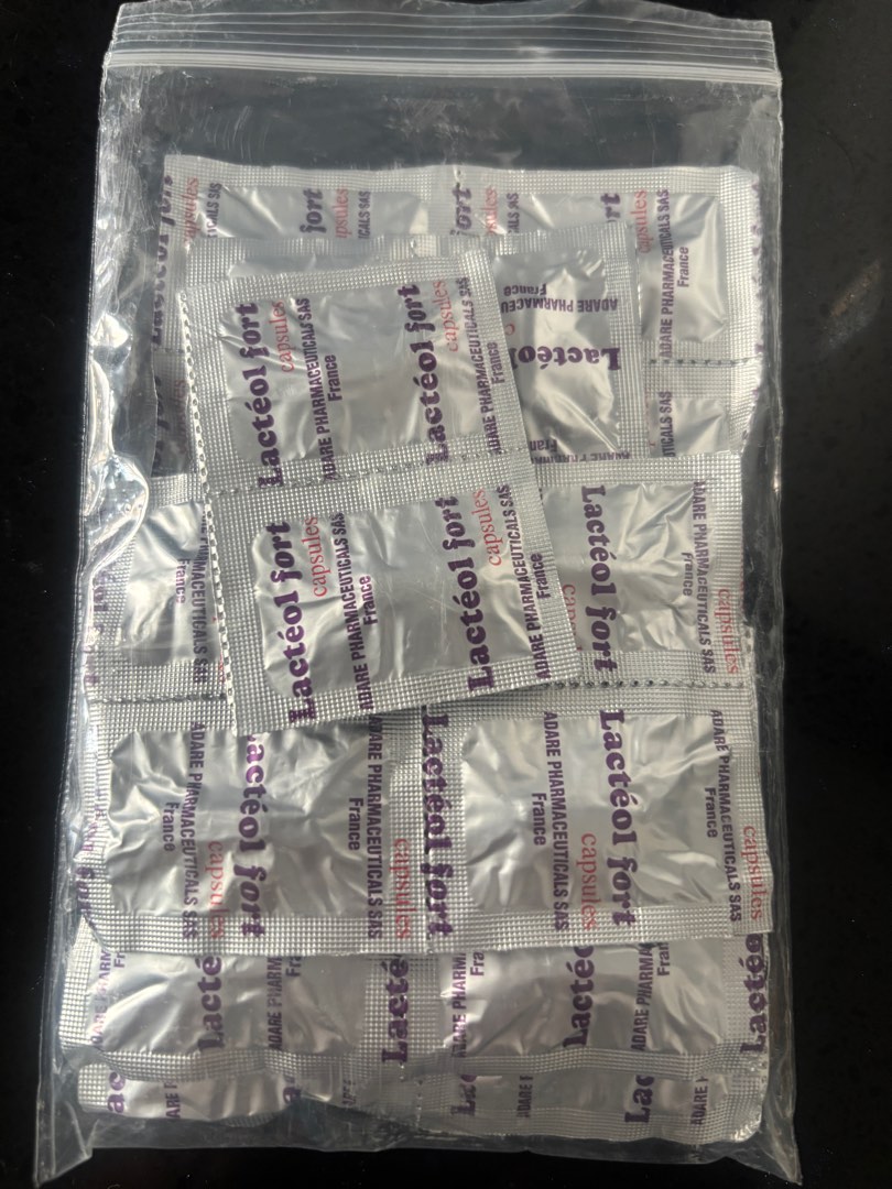 58 tablets Piobiotic Lacteol Fort Capsules - Exp 11/2026 & 09/2026 ...