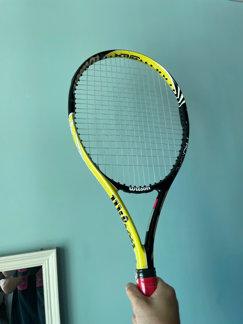 日本購入男女啱用 Wilson BLX pro tour tennis racket 100 sq in, grip 2，299g ...