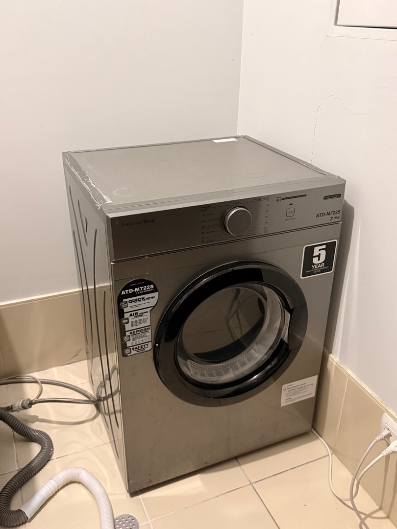 American Home ATD-M722S 7.0kg Dryer, TV & Home Appliances, Washing ...