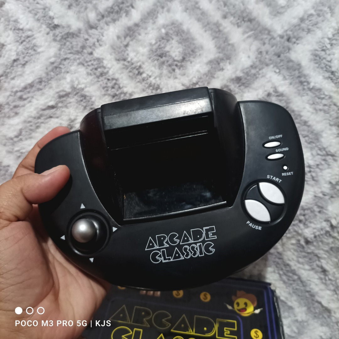 Arcade Classic Pac-Man Handheld LCD Game Console, Video Gaming, Video ...