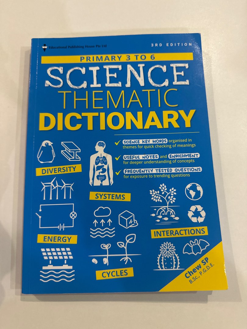 BN Primary 3-6 Science Thematic Dictionary 3rd Edition, Hobbies & Toys ...