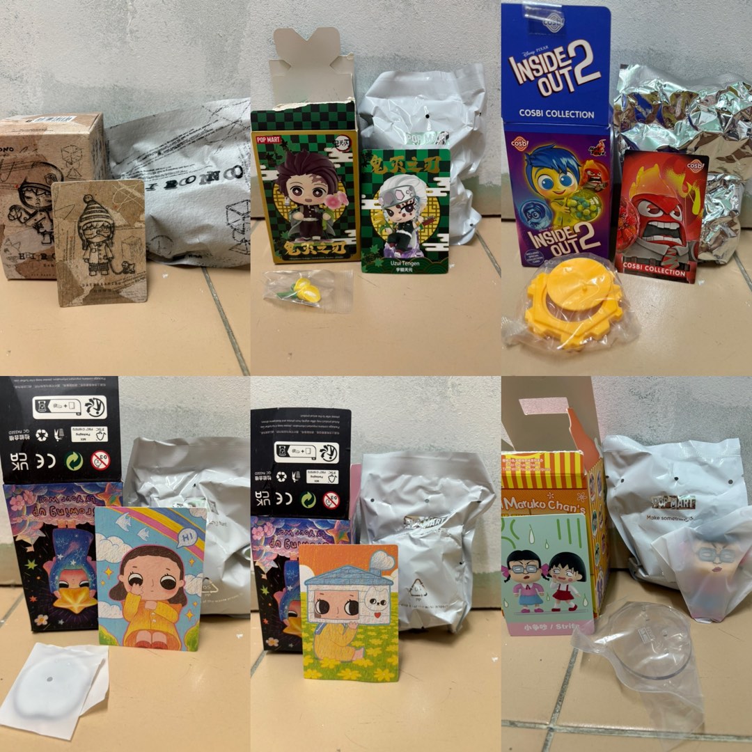 BNIF BLIND BOX POPMART DEMON SLAYER / NYOTA / INSIDE OUT 2 / HIRONO ...
