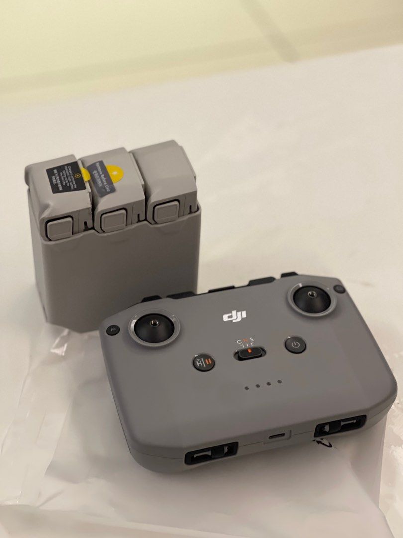 Brand New DJI RC-N3 Remote Controller & Used DJI Mini 4 Pro Battery x3 ...