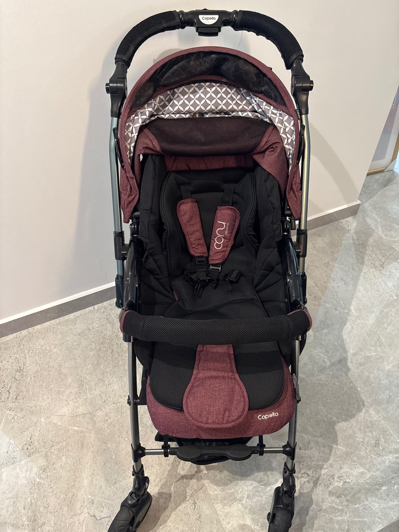 Capella Stroller - Maroon, Babies & Kids, Going Out, Strollers on Carousell