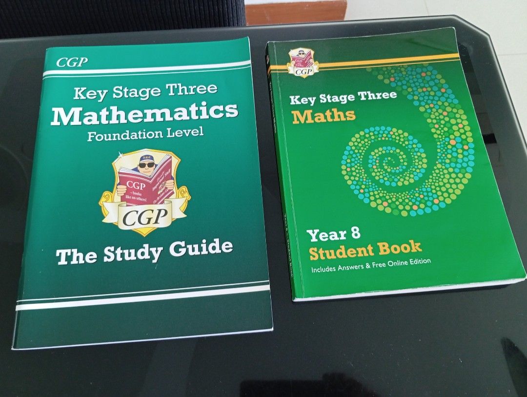 CGP Key Stage 3 Maths Study Guides (Both for $8), Hobbies & Toys, Books ...