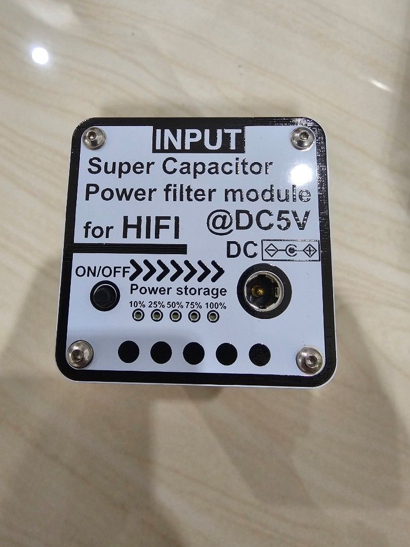 DC Super Capacitor Power Filter Module for HiFi, Audio, Other Audio ...