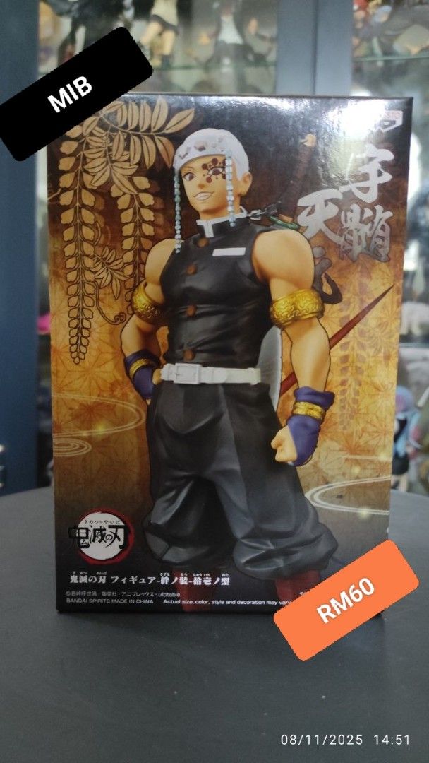 DEC PROMO - Demon Slayer Tengen Uzui Figure (MIB), Hobbies & Toys, Toys ...