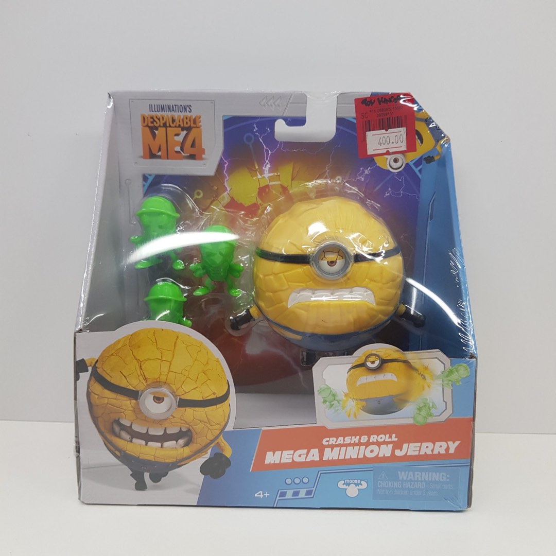 Despicable Me Crash & Roll Mega Minion JERRY, Hobbies & Toys, Toys ...