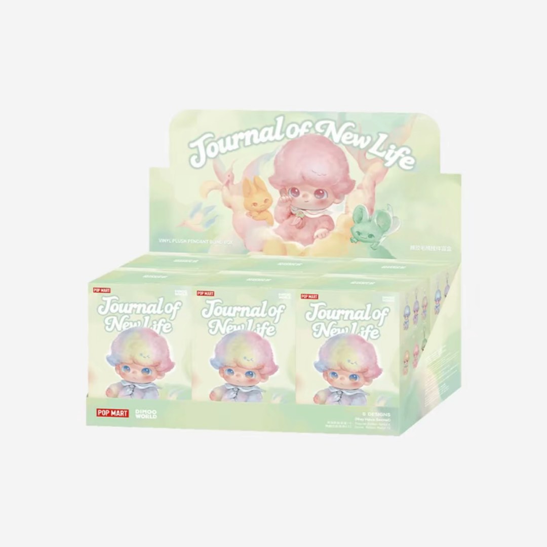 DIMOO Journal of New Life Series-Vinyl Plush Pendant Blind Box, Hobbies ...