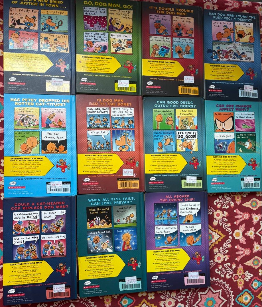 Dog Man Book Series by Dav Pilkey -Hard cover books, Hobbies & Toys ...