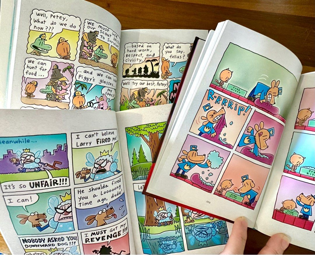 Dog Man Book Series by Dav Pilkey : 3 books bundle, Hobbies & Toys ...