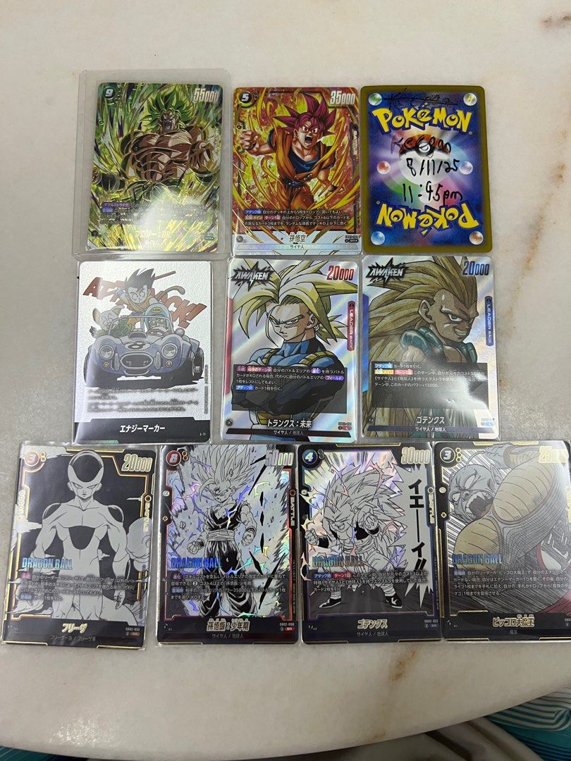 Dragon ball fusion world hits and manga sb02 cards, Hobbies & Toys, Toys & Games on Carousell