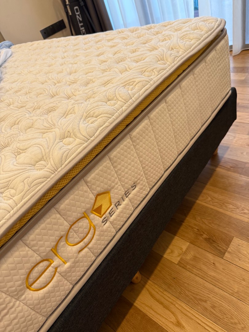 Ego Series Queen Size Bed Frame & Mattress, Furniture & Home Living ...