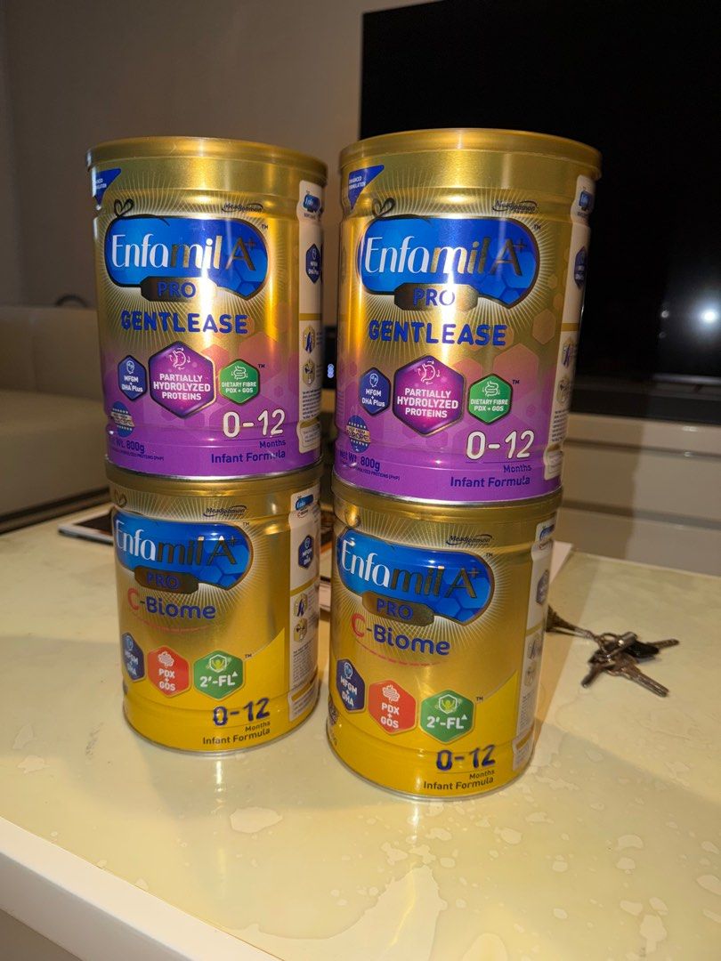Enfamil A Pro Gentlease & C-Biome Infant Formula, Babies & Kids ...