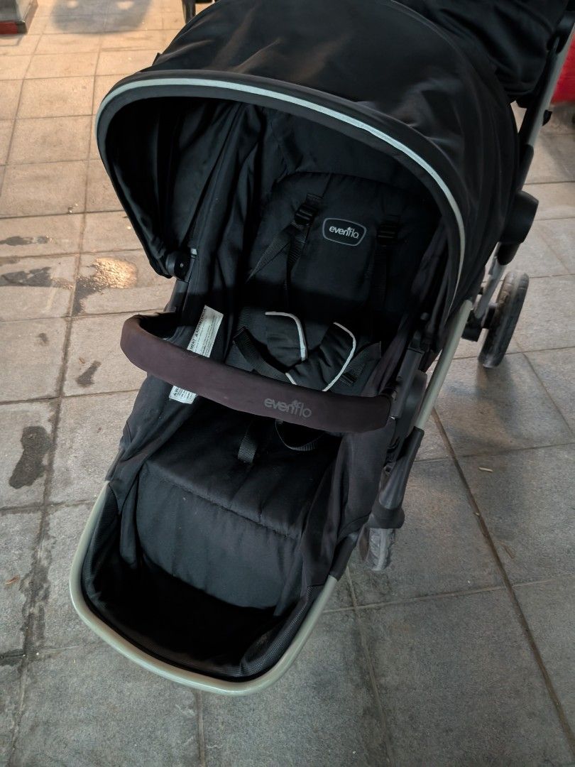 Evenflo Pivot Xpand Double Stroller Baby and Toddler Modular Travel ...