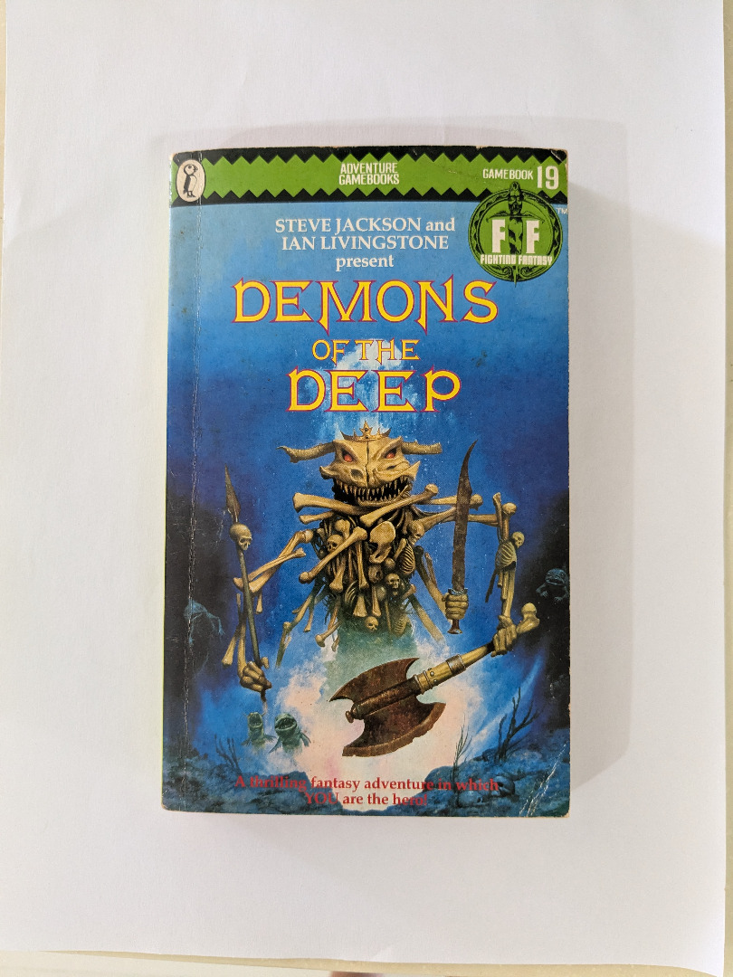 Fighting Fantasy Gamebook #19 - Demons of the Deep | Steve Jackson Ian ...