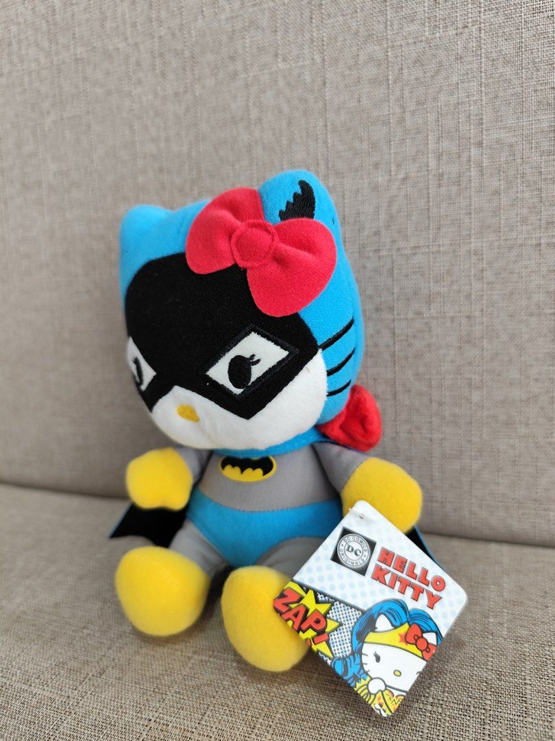 Hello Kitty x DC Bat Girl Mascot Plush Doll, Hobbies & Toys, Toys ...
