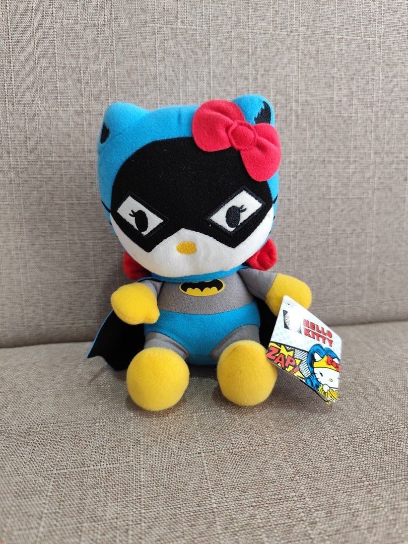 Hello Kitty x DC Bat Girl Mascot Plush Doll, Hobbies & Toys, Toys ...