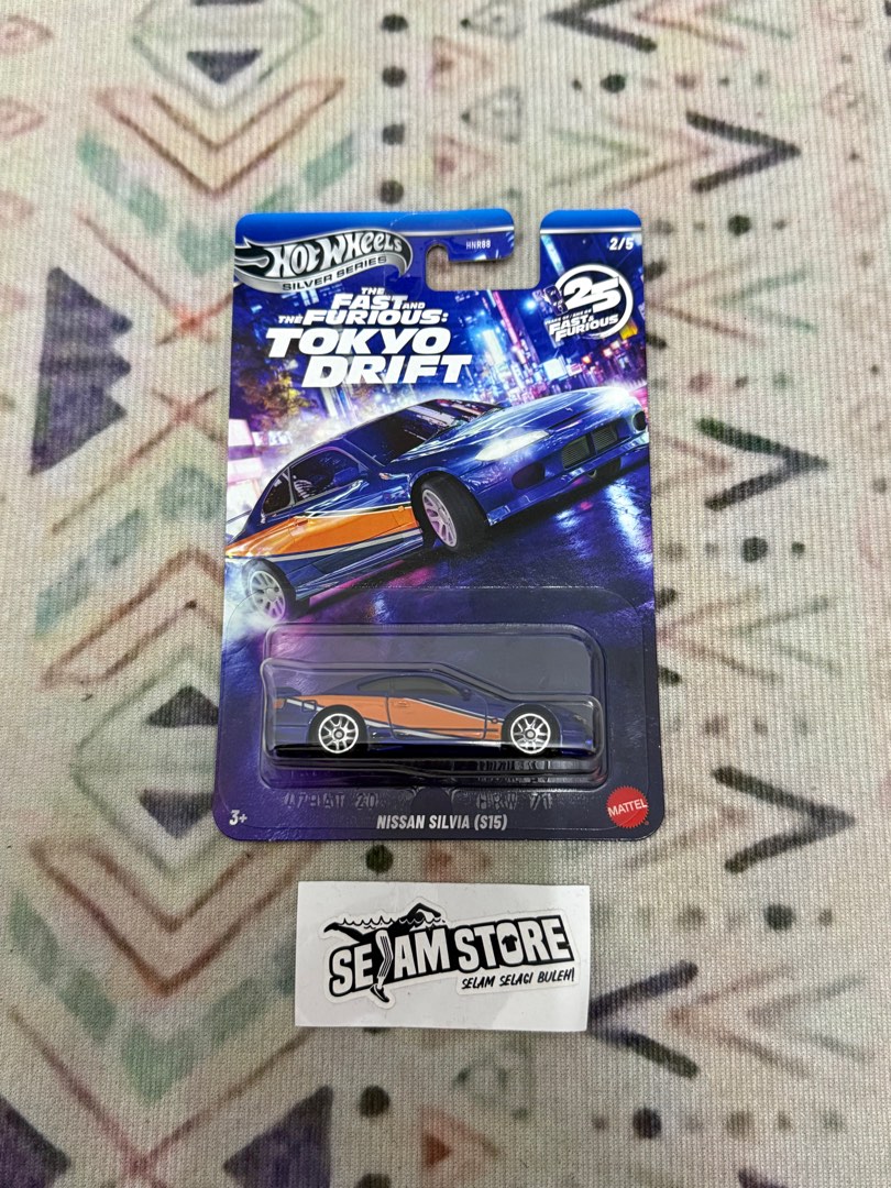 Hotwheels Nissan Silvia (S15) FnF Tokyo Drift, Hobbies & Toys, Toys ...