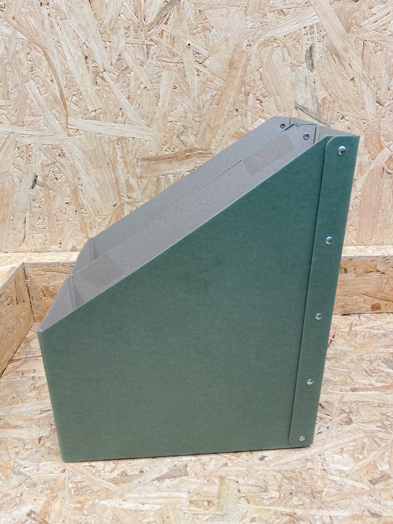 Ikea Green Cardboard Magazine Rack, Furniture & Home Living, Furniture ...