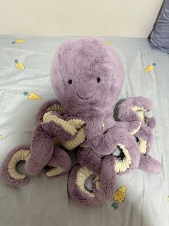 Jellycat Odell Octopus Soft Toy - Small (23cm), Hobbies & Toys, Toys ...