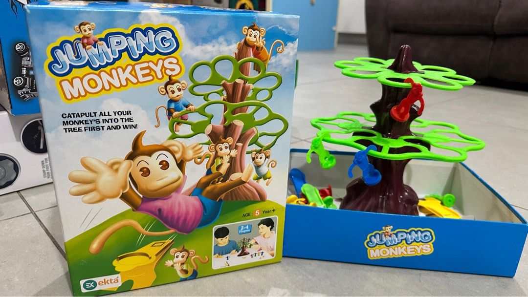 Jumping Monkeys Board Game, Hobbies & Toys, Toys & Games on Carousell