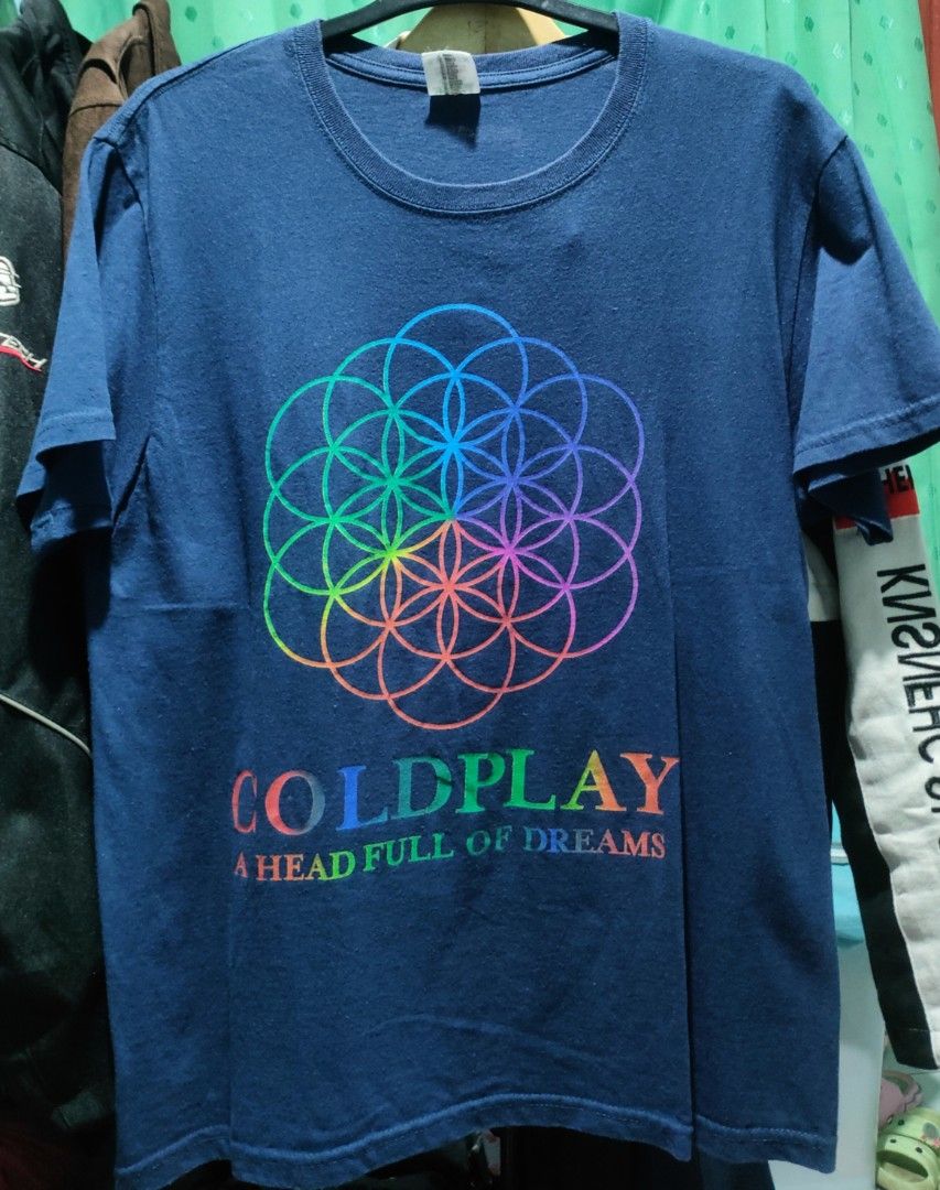 Kaos Band Musik Coldplay Tour Tshirt / Kartun Vintage Anime Movie ...