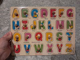 Alphabet Animal Jigsaw Puzzle, Hobbies & Toys, Toys & Games on Carousell