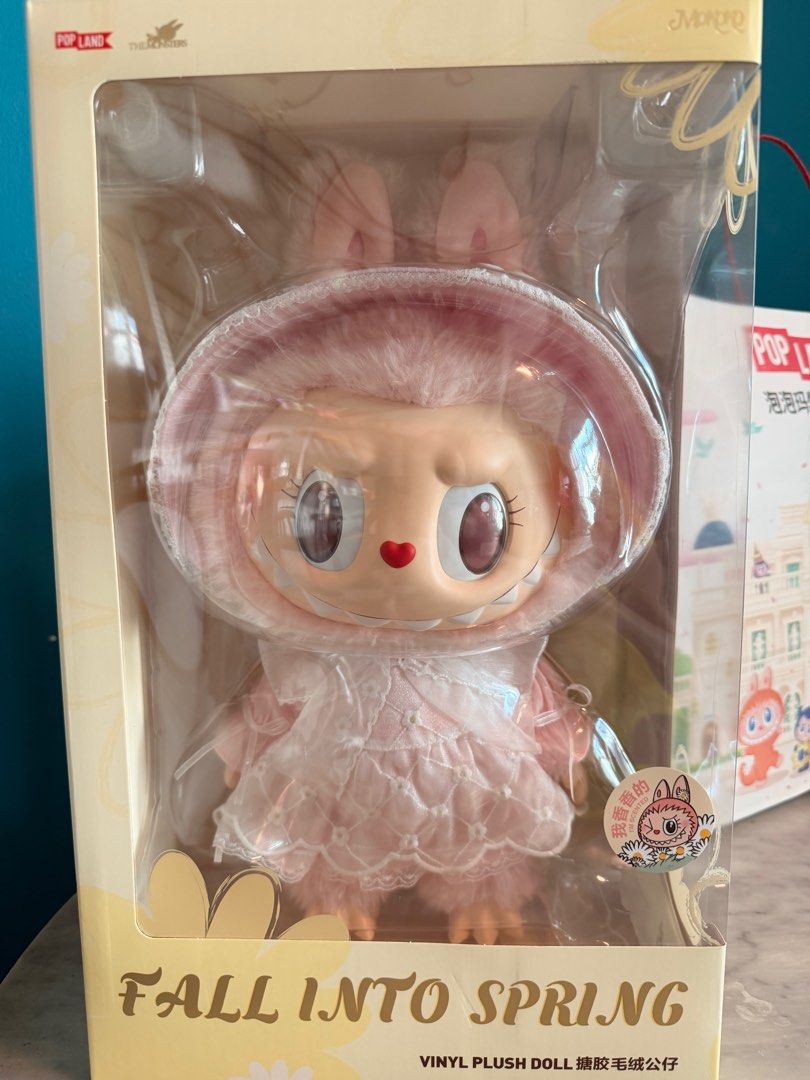 Labubu Mokoko Fall Into Spring Vinyl Plush Doll Limited Edition ...