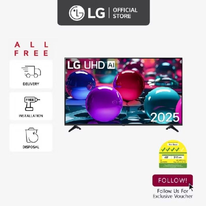 LG UHD AI TV - 2025 Model, TV & Home Appliances, TV & Entertainment, TV ...