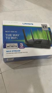Linksys AC2600 Max-Stream Gigabit Router, Computers & Tech, Parts ...