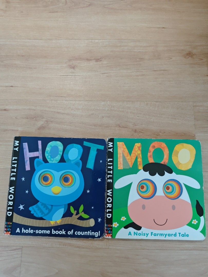 My Little World Board Books - Hoot & Moo, Hobbies & Toys, Books ...