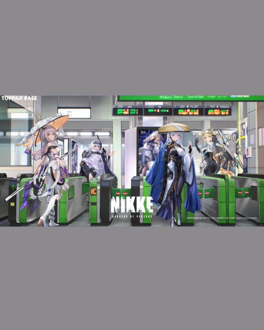 「代購」勝利の女神：NIKKE 妮姬 『TOPPA!!! BASE AKIBA』 通販周邊 (ナユタ/紅蓮/スノーホワイト/ラプンツェル ...