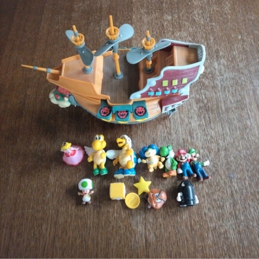 Nintendo Mario Bowser's Pirate Ship Playset, Hobbies & Toys, Toys ...
