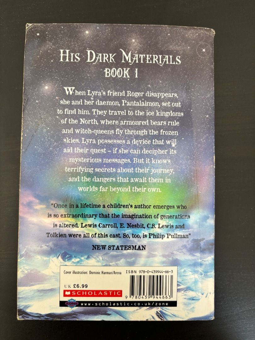 Northern Lights by Phillip Pullman (Golden Compass, His Dark Materials ...