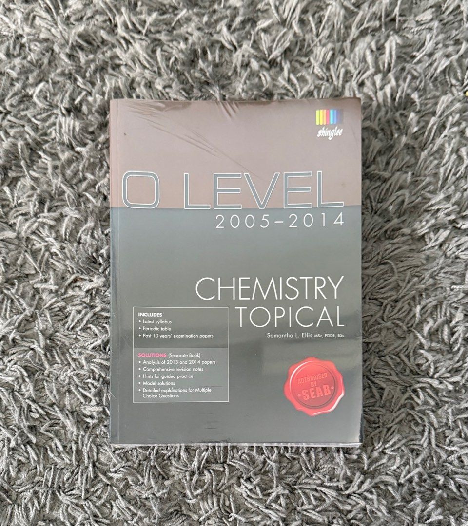 O Level Chemistry Topical Textbook 2005-2014, Hobbies & Toys, Books ...