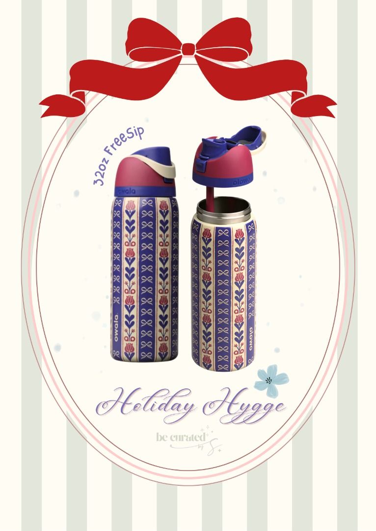 Owala 2025 Holiday Collection - Sugar Plum Fairy / Holiday Hygge ...