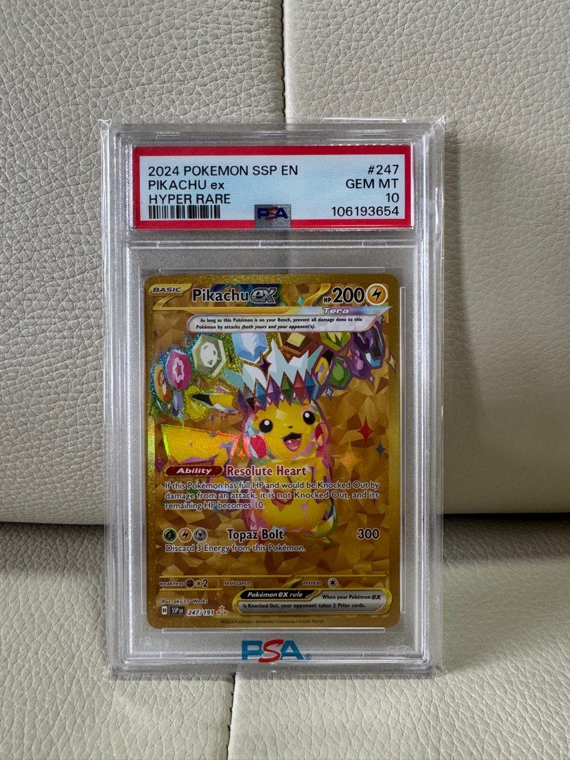 Pikachu ex Hyper Rare #247 PSA 10, Hobbies & Toys, Toys & Games on ...