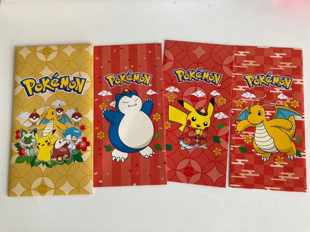 Pokemon FamilyMart Ang Pao Pack, Hobbies & Toys, Art & Prints on Carousell