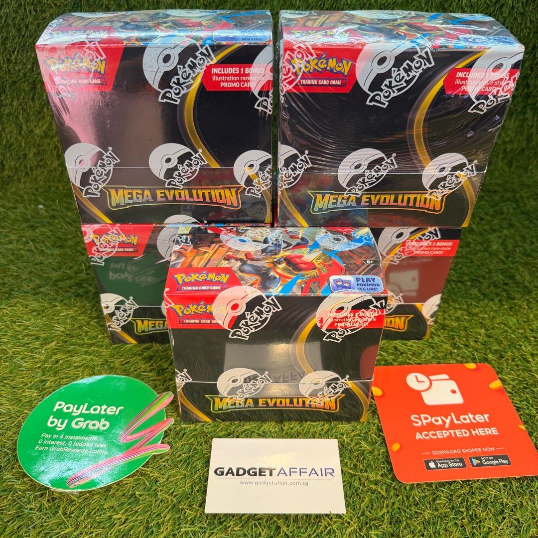 Pokemon TCG ME01 Mega Evolution Booster Packs / Box, Hobbies & Toys ...