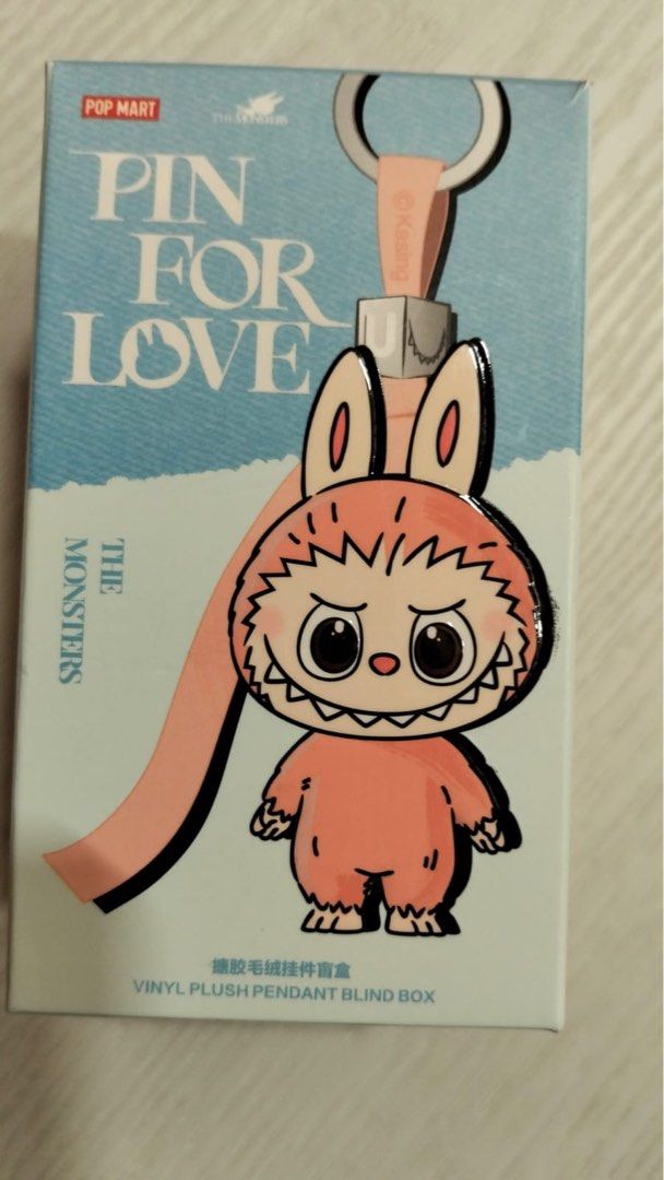 Pop Mart Pin for Love ‘T’, Hobbies & Toys, Toys & Games on Carousell