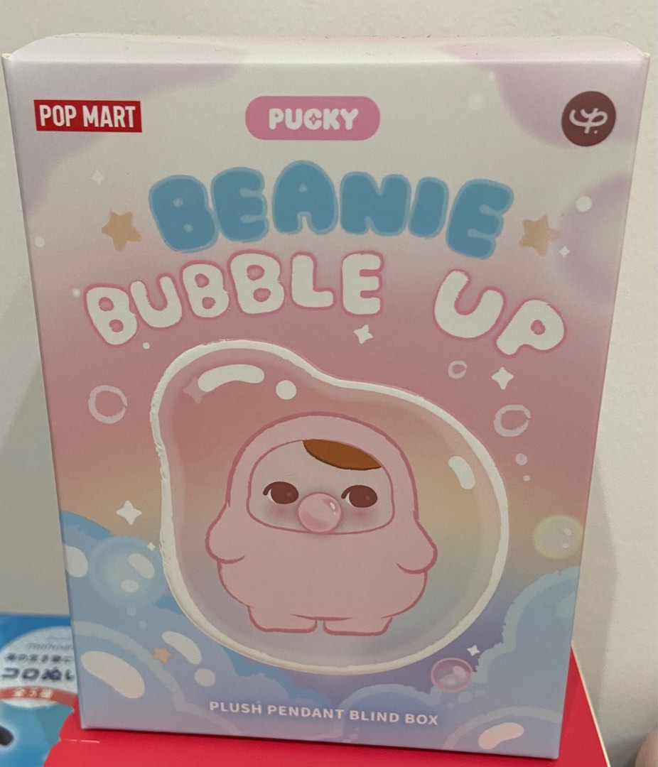 Pop Mart Pucky Beanie Bubble Up Plush Pendant Blind Box, Hobbies & Toys ...