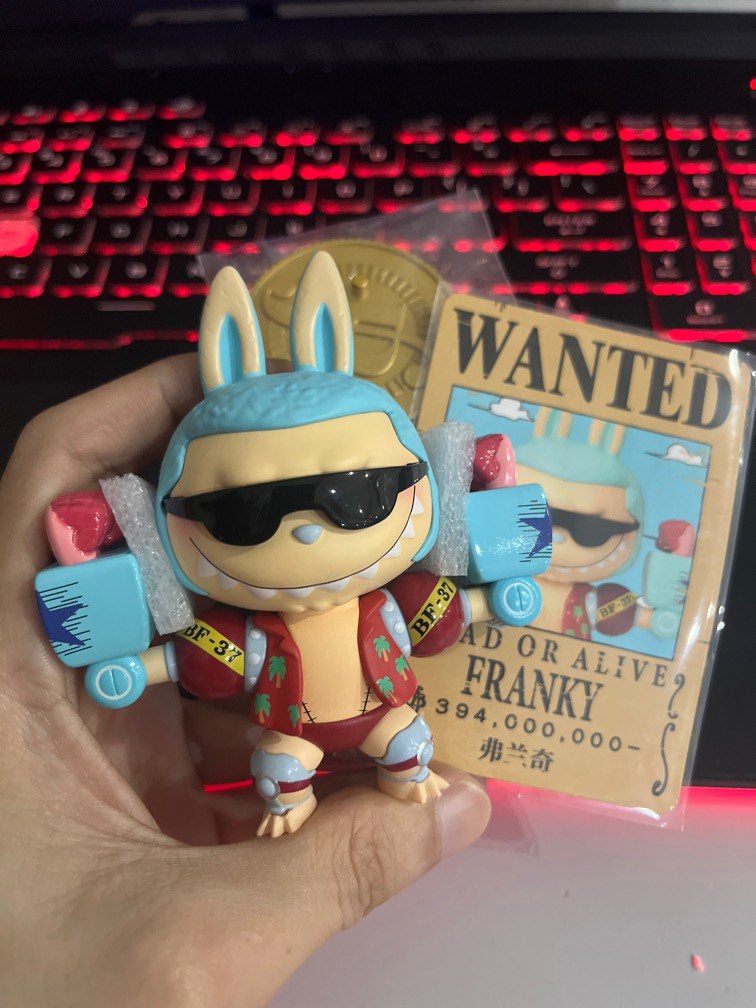 popmart labubu one piece Franky, Hobbies & Toys, Toys & Games on Carousell