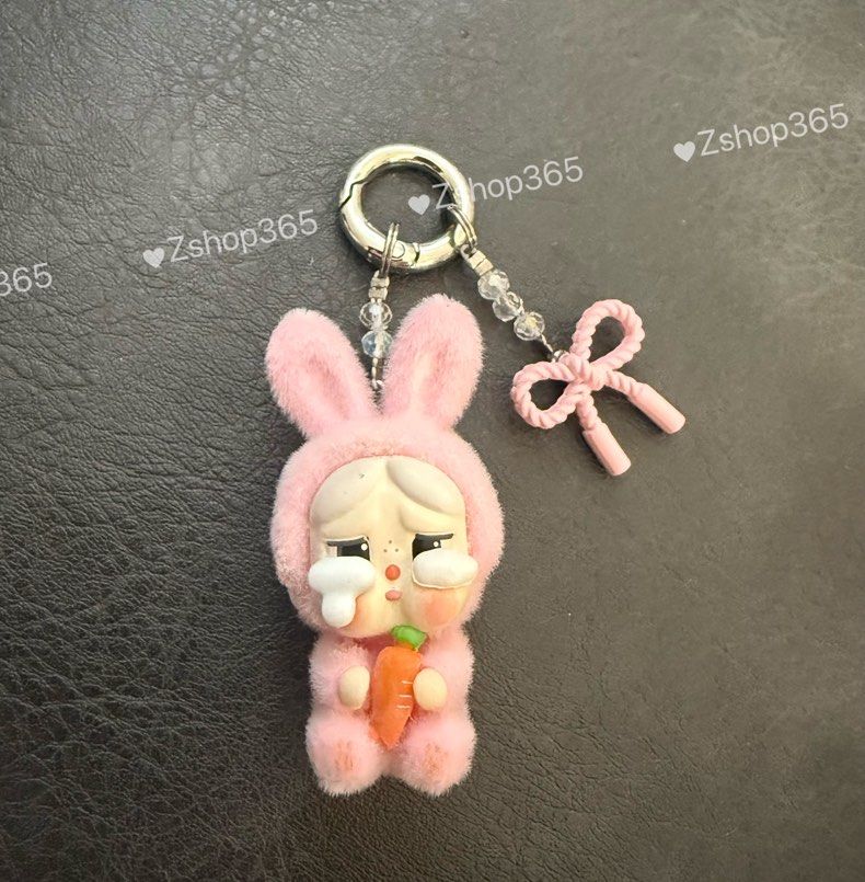 [Premium Handmade] Cry Baby x Baby BluePink Popbean - Premium Bag Charm ...