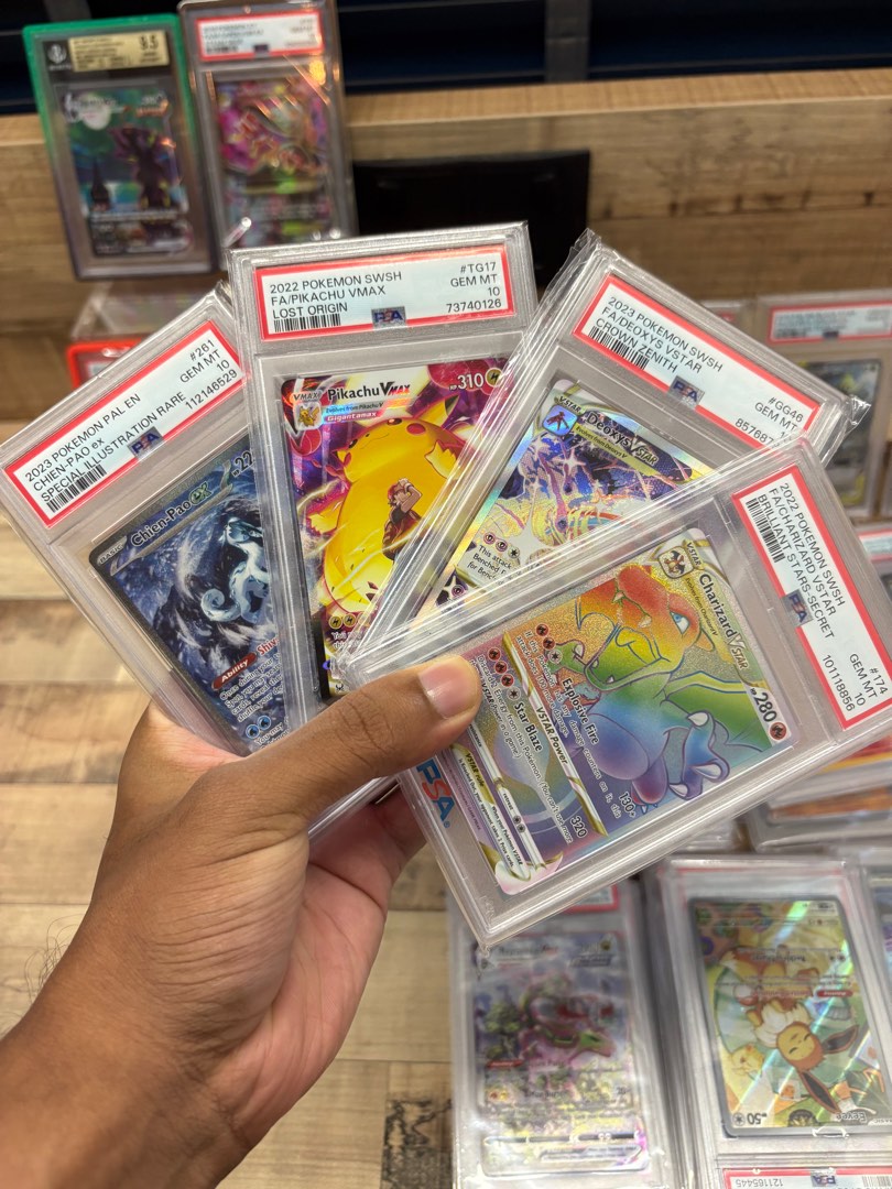 Ps1 10 Chien Pao sir pikachu vmax tg despots vstar charizard rainbow ...