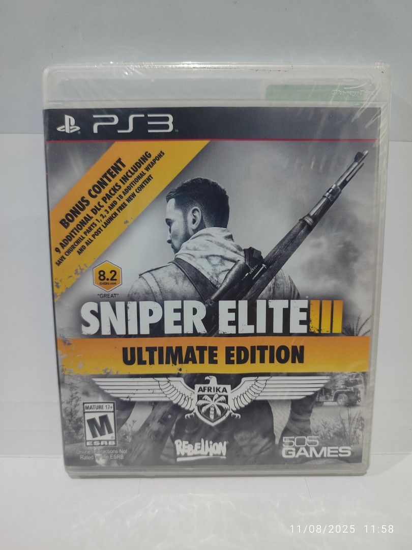 PS3 - Sniper Elite 3 "Ultimate Edition" (STORE RESEALED) "ALL", Video ...